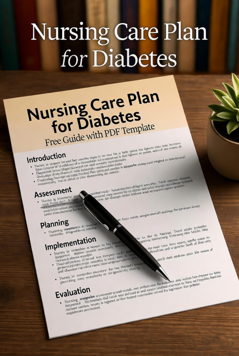 Nursing Care Plan for Diabetes: A Free Guide with PDF Template (The ...