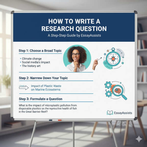 How to Write a Research Question: A Step-by-Step Guide by EssayAssits ...